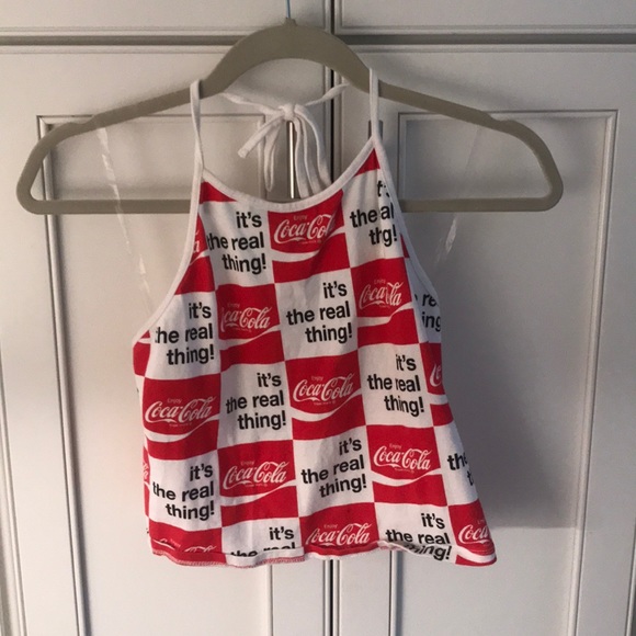 Forever 21 | Tops | Forever 2 Coca Cola Checkered Halter Top | Poshmark